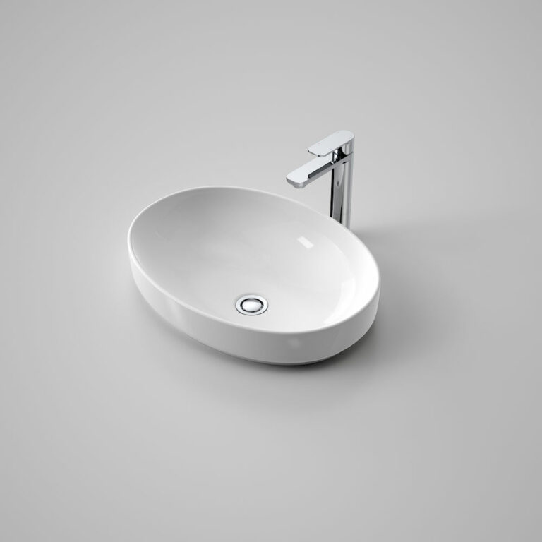 Caroma Sculptural 500mm Inset Basin - Parkwood Plumbing